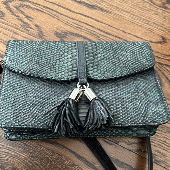 Treesje | Bags | Treesje Leather Snake Print Multi Compartment ...